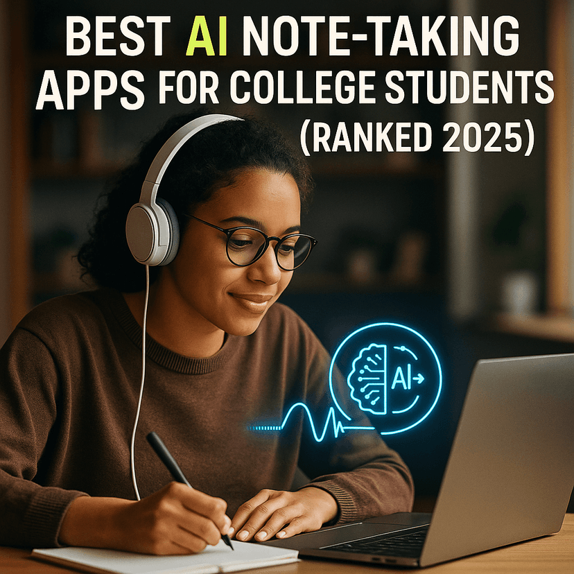 Best AI Note-Taking Apps for College Students (2025)